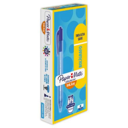 BOLIGRAFO KILOMETRICO RETRACTIL AZUL 1.0 C/12 | FullOffice.com