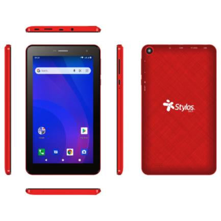 Tablet Stylos Taris 7" QuadCore 16 GB Ram 1 GB Android 10 Color Rojo ...